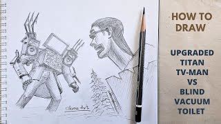 Skibidi Toilet How To Draw Upgraded TITAN TV MAN And Doovi