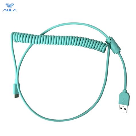 AULA Tipo C Cable Enrollado De Teclado Conector USB Cargador Shopee México