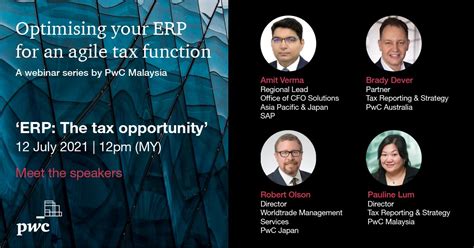 Pwc Malaysia On Linkedin Erp Tax Webinar