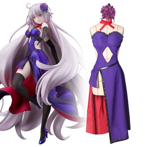 Fate Grand Order Avenger Jeanne Darc Alter Armor Concert Dress Cospla