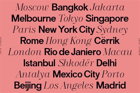 Nordic Font Sans Serif Serif Ft Duo And Clean Modern Envato