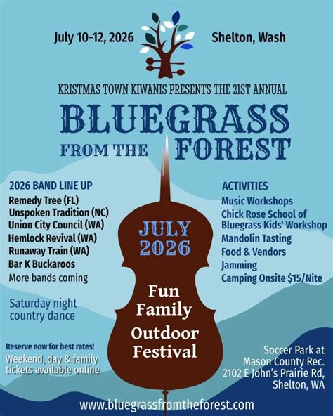 Bluegrass From The Forest — Explore Hood Canal