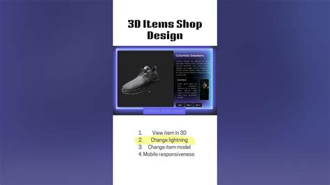 3d Shop Css Js Design Coding Javascript Threejs Css Webdevelopment Webdesign