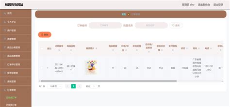 Github Javagraduationprojectcampusshoppingwebsitemanagementsystem