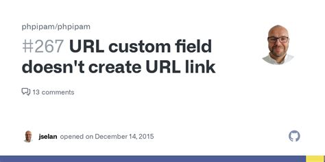 url custom field doesn t create url link · issue 267 · phpipam phpipam · github