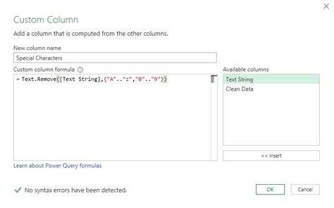 Remove Or Extract Special Characters From A Data Set Using Power Query