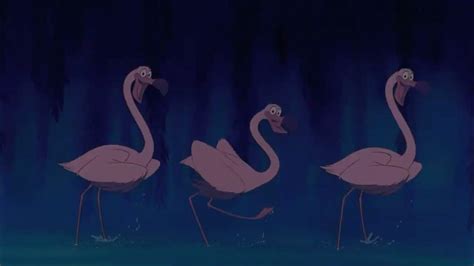 The Little Mermaid 1989 No Voice As 3 Flamingos Youtube
