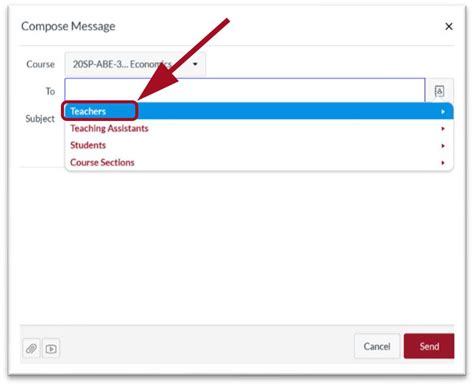how to message your instructor on canvas