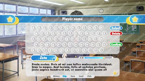 New Star A Modular Visual Novel Ui Bundle By Zetodigitalart