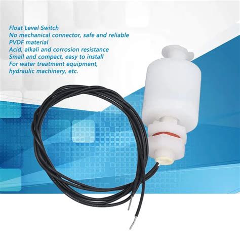 Liquid Level Sensor Pvdf Material Float Switch Acid Alkali Resistant