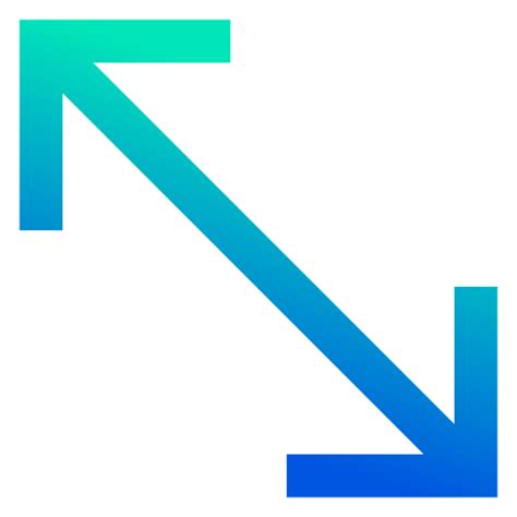 diagonal resize generic gradient icon