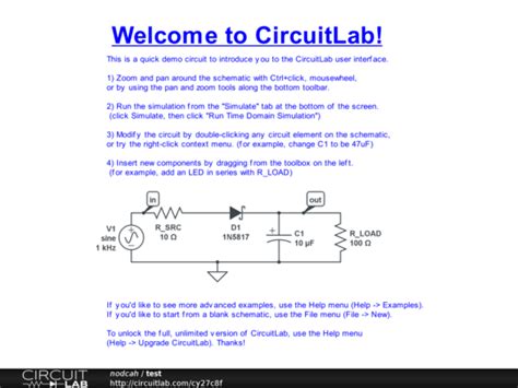 Test CircuitLab