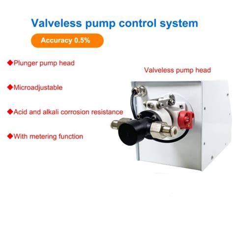 High Precision Micro Valveless Ceramic Plunger Metering Pump Intelligent Quantitative Addition
