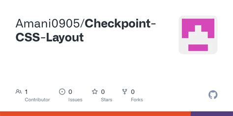 Github Amani0905checkpoint Css Layout