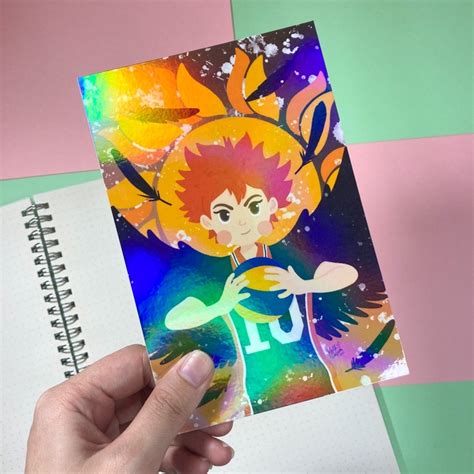 Haikyuu Hinata Shoyo Holo Art Print Shopee Philippines