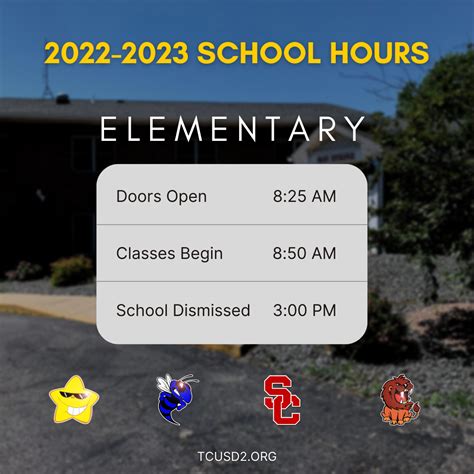 School Hours Henning Elementary School