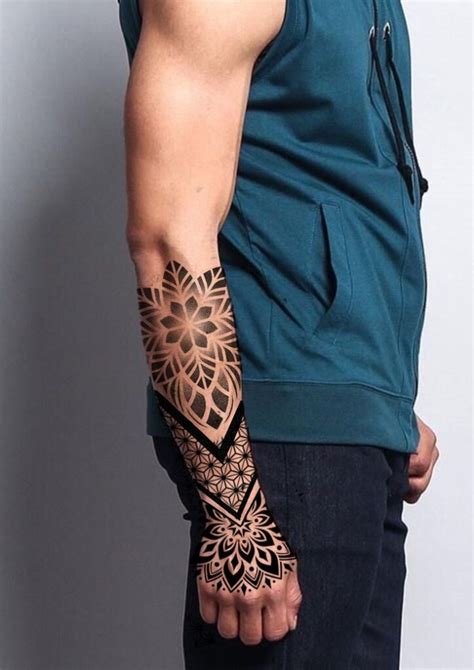 33 Beautiful Forearm Mandala Tattoo Designs 2024