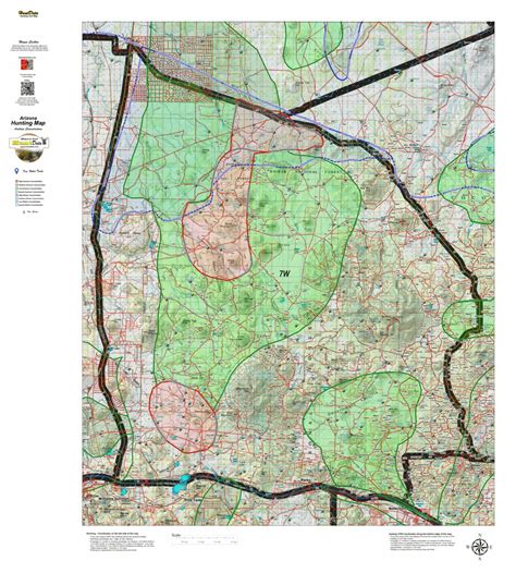 Az Unit 7w Antelope Concentrations Map By Arizona Huntdata Llc Avenza