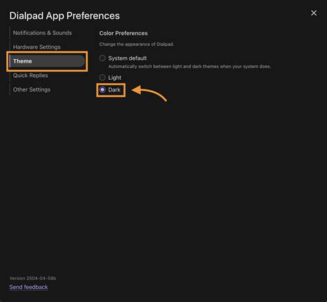 Dark Mode