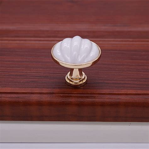 European Rural Gold White Ceramic Handle Kitchen C Vicedeal