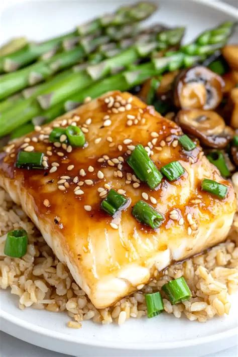 Quick Miso Baked Halibut