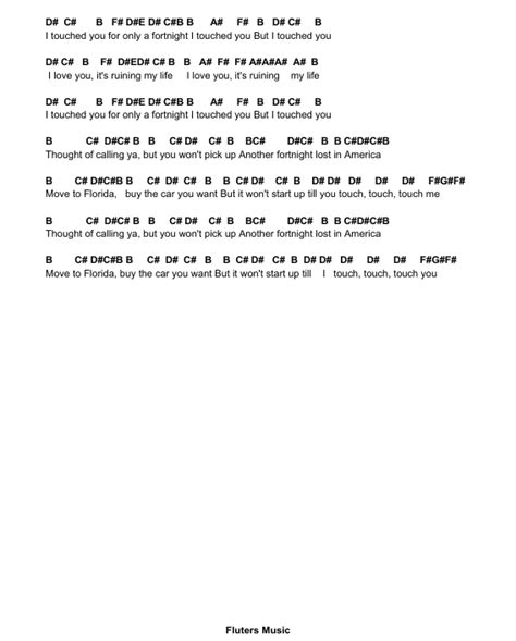 Flute Sheet Music Fortnight Taylor Swift Ft Post Malone