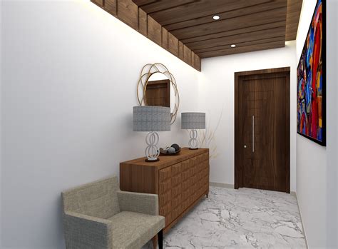 Foyer Space Design On Behance