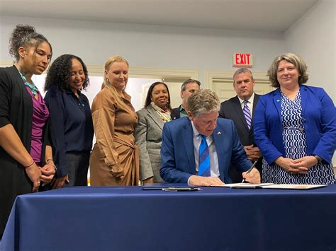 Governor Im Proud To Sign A Bill Creating The Address