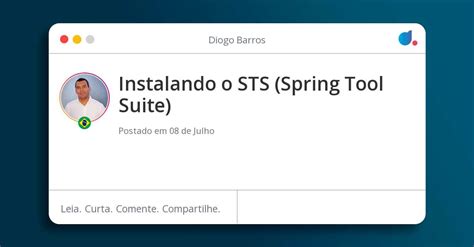 instalando o sts spring tool suite