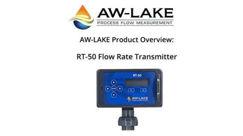 Rt 50 Flow Rate Transmitter Aw Lake