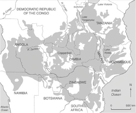 Distribution Of Miombo Woodlands Download Scientific Diagram