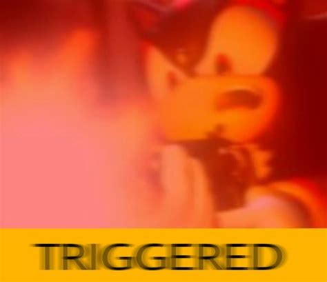 Triggered Shadow Sonic The Hedgehog Amino