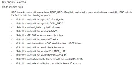 bgp best path selection comware