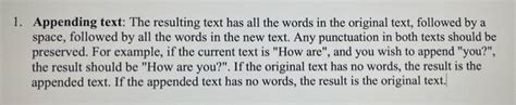 Solved Hi Need Some Help With This Append Function Built