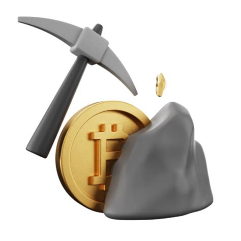Mining Bitcoin Coin Cryptocurrency Business Finance Icons
