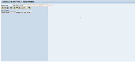 Fpo6 Sap Tcode Evaluation Of Report Totals