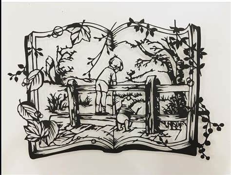 Winnie De Pooh Dieren Papierkunst