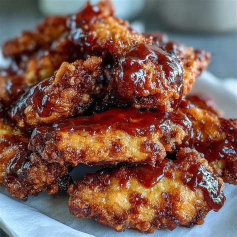Crispy Restaurant Style Chicken Wings With Buffalo Thai And Bbq Sauce