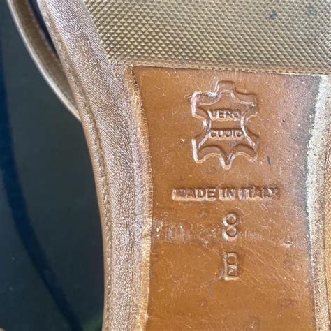 Used Leather Ballerina Flats Size 8 Sooo Cute But Depop