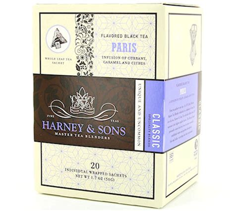 Harney And Sons Paris Fruity Black Tea 20 Individually Wrapped Sachets