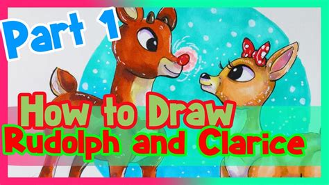 Clarice Reindeer Drawing