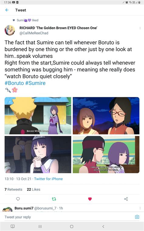 Damn It Is Really True Sumire Really Does Watch Boruto Quite Closely