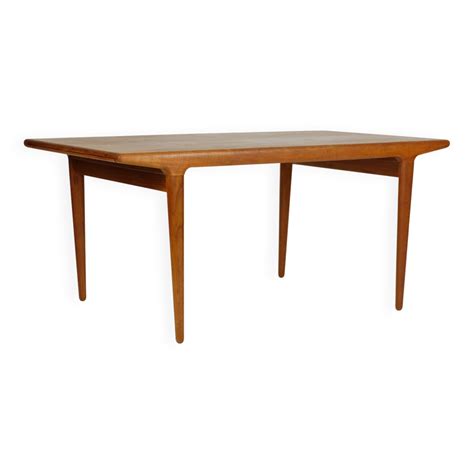 Dänischer Teak Esstisch De Johannes Andersen Pour Uldum Mid Century
