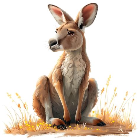 Premium Photo Kangaroo Sitting In The Grass Premium Photo Kangaroo Sitting In The Grass