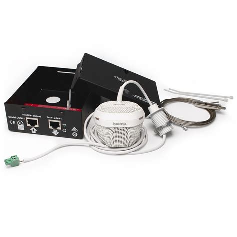Biamp Devio Dcm 1 Beamtracking Ceiling Microphone White