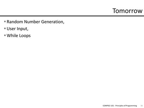 Ppt Compsci 101 Principles Of Programming Powerpoint Presentation Free Download Id2157376