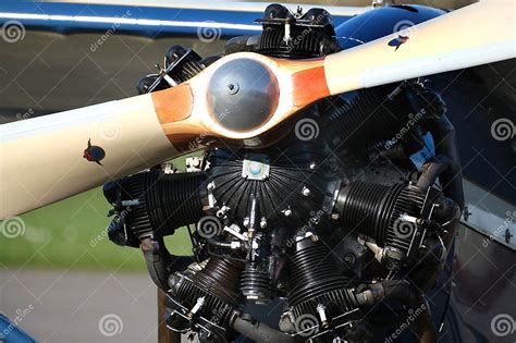 Breighton Yorkshire Uk April 2024 Comper Swift Prop And Engine Editorial Photography