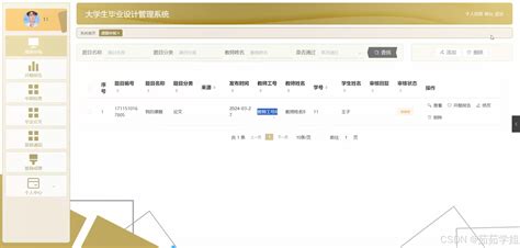 Springboot毕设大学生毕业设计管理系统程序论文部署 Csdn博客