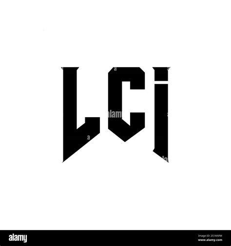 Lci Letter Logo Design For Technology Company Lci Logo Design Black