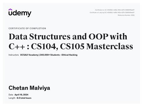 Chetan Malviya On Linkedin 📚completed Data Structures And Oop With